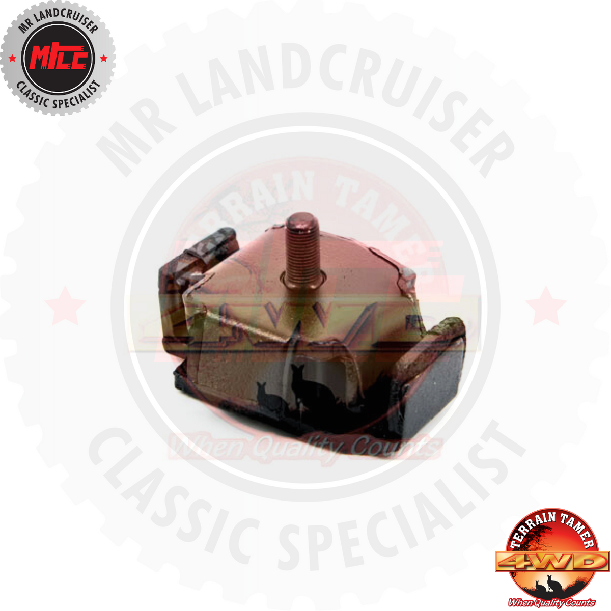 Engine mount Front F 2F Late Square Type suits 40 Series & 55 Series T ...