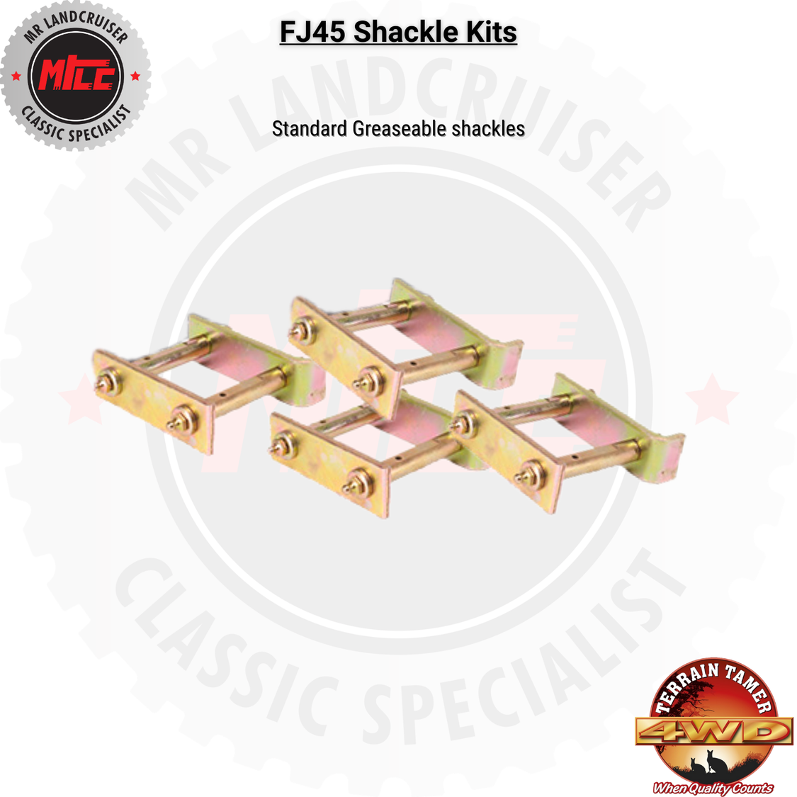 FJ45 Shackle Kits 40 Series Toyota Landcruiser Suspension Parts – Mr ...