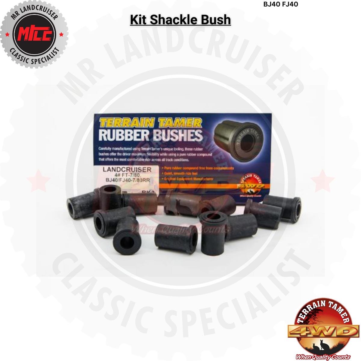 Bush Kits for 40 Series Toyota Landcruiser Suspension – Mr Landcruiser