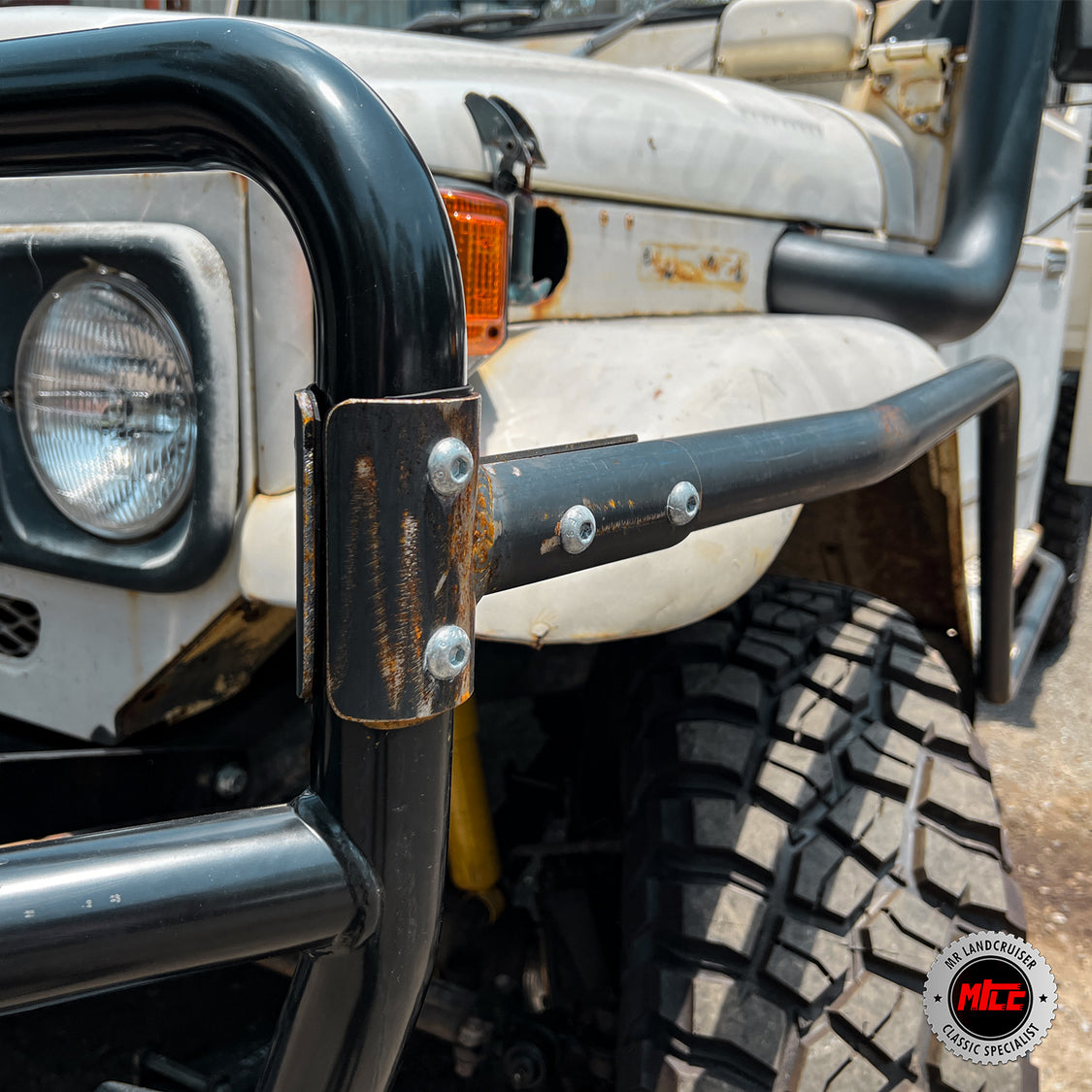 Scrub Bars for 40 Series LWB Landcruiser ARB Bullbar – Mr Landcruiser