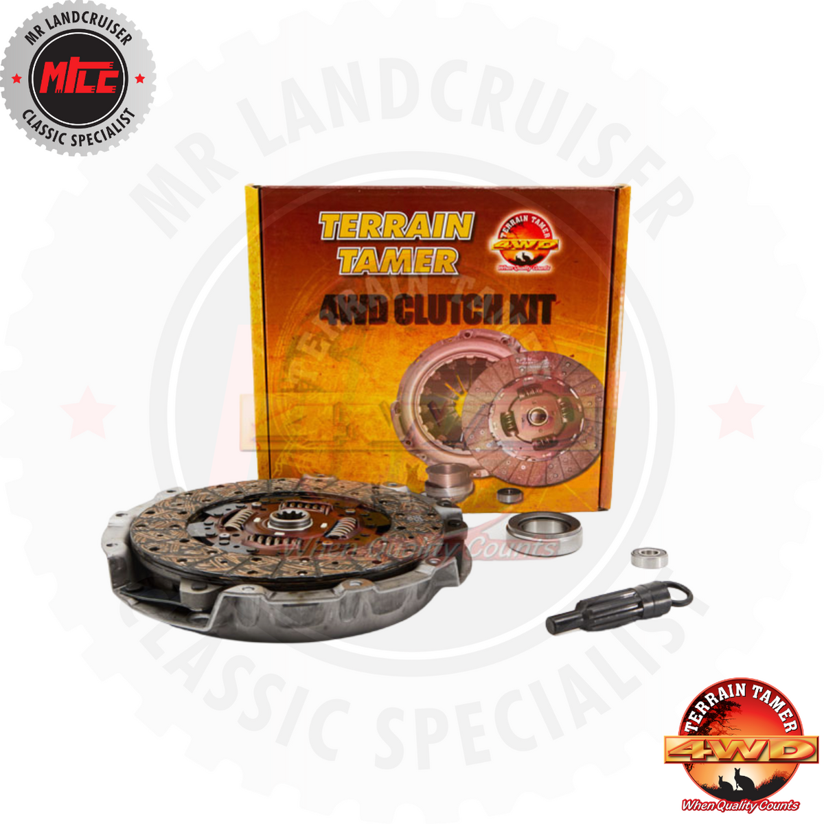 Standard Clutch Kit with Spigot Bearing suits 60 & 70 Series Toyota La ...